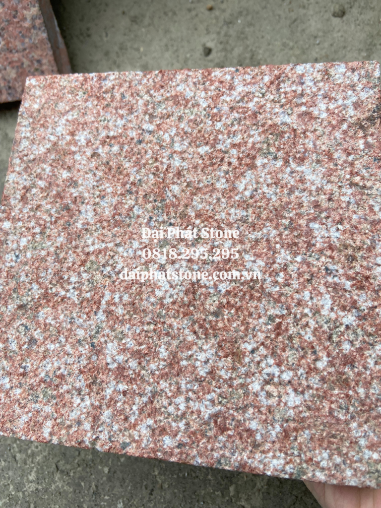 Đá đỏ ruby băm nhám - Đại Phát Stone - Đá đỏ ruby băm nhám